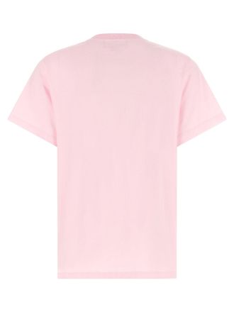 Ganni Crab Graphic Cotton Jersey T-Shirt - Pink