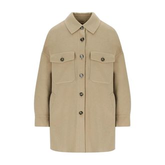 Max Mara Laser Mantel - - Jackets - Damen - Beige - XS