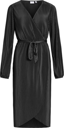 Vila Viperli L/S Midi Wrap Dress - Noos