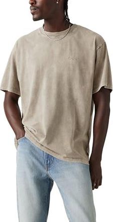 Levi's Homme T-Shirt Vintage Red Tab Stones Throw Mineral Wash Silent Storm Jersey Grey XS