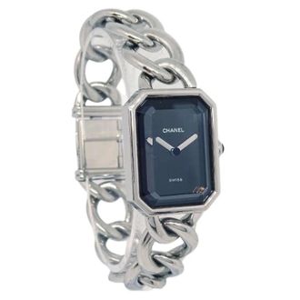 Chanel Montre Pre-owned en Acier Inoxydable - Femme - Pre-owned - Bleu - Taille: ONE Size