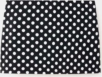 Mango Jupe &agrave; pois noir - Femme - S - MANGO