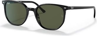 Ray-Ban Elliot Sonnenbrillen Schwarz Fassung Grün Glas 50-19