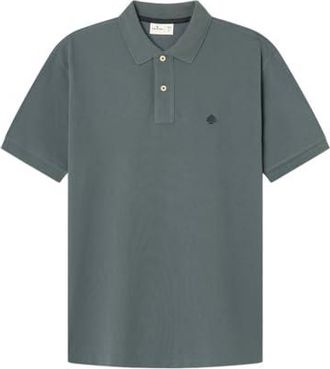 Springfield 5ic-Polo Bas Reg T9 V, Bleu Ciment, S Homme