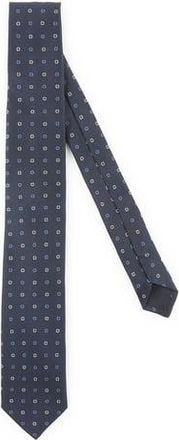 Au Printemps Paris Cravate imprimée en soie