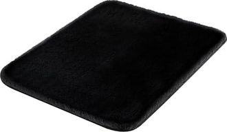 Kleine Wolke Badteppich Cony, Farbe: Schwarz, Material: 100 % Polyester, Gr&ouml;&szlig;e: 55x 65 cm