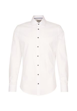 Seidensticker Herren Business-Hemd - Slim Fit - B&uuml;gelfrei - Kent-Kragen - Langarm - 100% Baumwolle