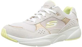 Skechers Femme Meridian-no Worries Baskets, Beige (Taupe Yellow Tpyl), 39 EU