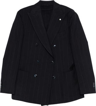 Luigi Bianchi Mantova Homme, Vestes, Bleu, Taille: 3XL Blazers