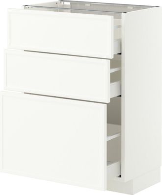 IKEA METOD / MAXIMERA Unterschrank mit 3 Schubladen