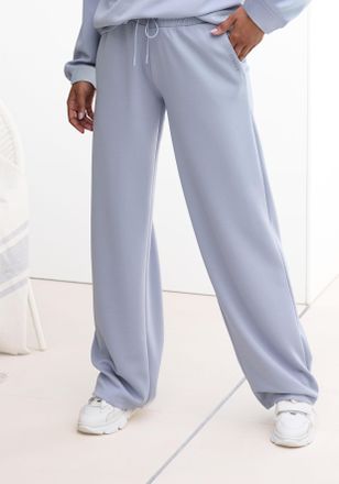 Copenhagen Loungehose COPENHAGEN STUDIOS, Damen, Gr. 32/34, N-Gr, blau (hellblau), Sweatware, Obermaterial: 54% Modal, 40% Polyester, 6% Elasthan, unifarben, beq