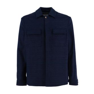 Eleventy Hemd mit Taschen - - Jackets - Herren - Blau - 2XL