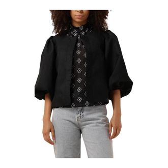 Minus Schwarze kurze Jacke f&uuml;r Frauen - - Jackets - Damen - Schwarzk - XL