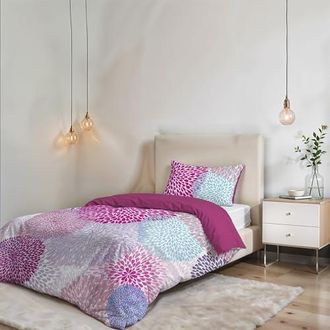 Italian Bed Linen Fantasy Bettbezug, Mikrofaser, Einzelne, Soffioni