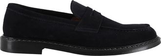 Doucal's Blaue Suede Penny Loafer - - Shoes - Herren - Blau - 40 EU