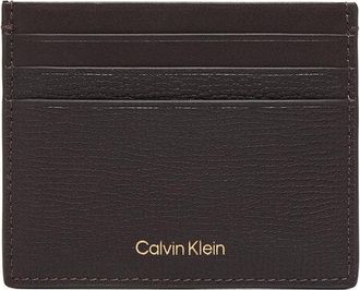 Calvin Klein Kreditkartenetui Premium Leather Cardholder LV04D1286G Braun