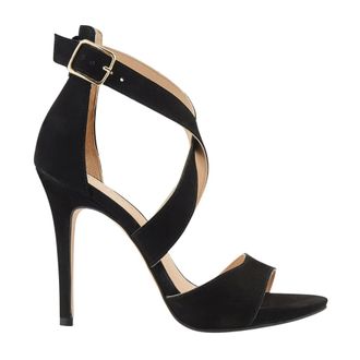 Cosmoparis Femme, Chaussures, Noir, Taille: 36 EU &Eacute;l&eacute;gante sandale &agrave; brides crois&eacute;es