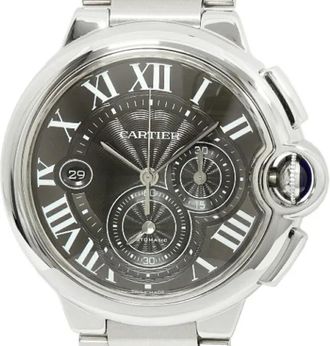 Cartier Pre-owned Ballon Bleu Stainless Steel - Homme - Pre-owned - Noir - Taille: ONE Size