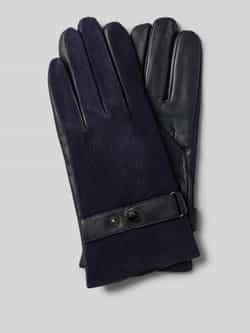 Joop Lederhandschuhe aus Schafsleder mit Druckknopfriegel