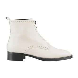 Cosmoparis Femme, Chaussures, Blanc, Taille: 40 EU Erome/Studs Bottes &agrave; cheville