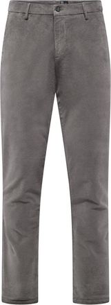 Bomboogie Homme, Pantalons, Gris, Taille: W34 Linee Slim Fit Chino en Velours Stretch