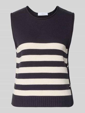 Comma Stricktop mit Rollsaum