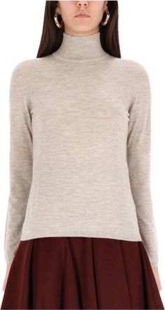 Max Mara Femme, Pulls, Beige, Taille: 44 FR Cashmere Tricots