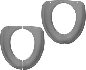 Cabilock DIYEAH 2 St&uuml;ck Toilettensitzauflagen aus Kunststoff Faltbare Wc Sitzkissen f&uuml;r Reisen Badezimmer und &Ouml;ffentliche Toiletten Universell Passend Leicht z