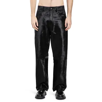 Sunflower Wide Twist Cowhide Pants