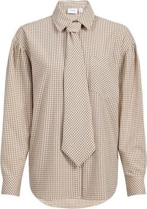 Vila Chemise droite &agrave; carreaux