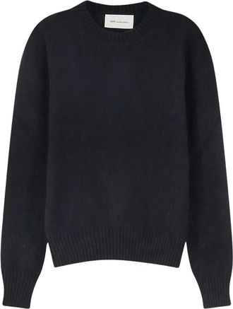 Ami Homme, Pulls, Noir, Taille: L Pulls &agrave; col rond