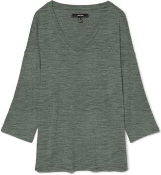 Vero Moda 3/4 V-Neck Vmbrianna Boo Blouse &agrave; col en V 3/4, Laurel Wreath, XL Femmes
