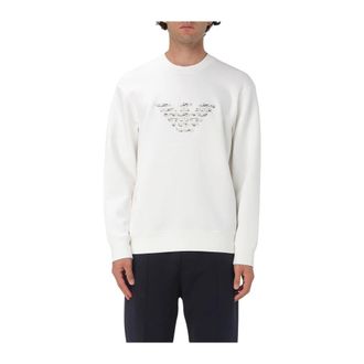 Emporio Armani Wei&szlig;e Pullover Kollektion - - Sweatshirts & Hoodies - Herren - Wei&szlig; - L
