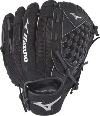 Mizuno GPP1050Y3 Prospect Series PowerClose Baseballhandschuhe, 26,7 cm, Linke Hand, schwarzes Tartan-Flex-Netz