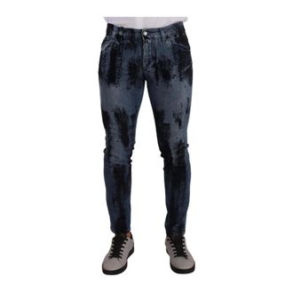 Dolce & Gabbana Homme, Jeans, Bleu, Taille: M Jeans Skinny Magnifiques