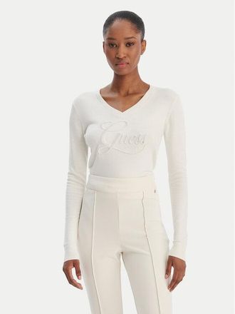 Guess Pullover W6RR50 Z2NQ2 &Eacute;cru Regular Fit
