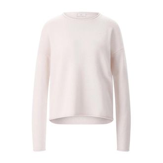 Riani Pullover aus Kaschmir-Woll-Mix - - Knitwear - Damen - Beige - L