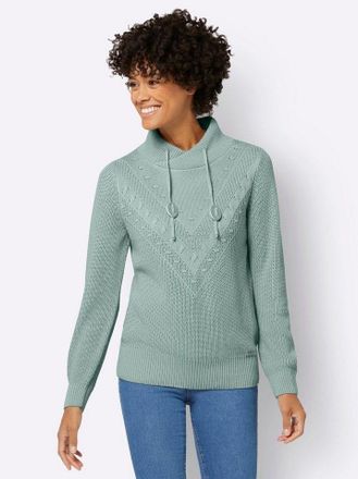 Witt Strickpullover Pullover Langarm Ripp, Strukturstrick