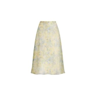 Alberta Ferretti Femme, Jupes, Multicolore, Taille: 44 FR Spring Blooms Long Skirt