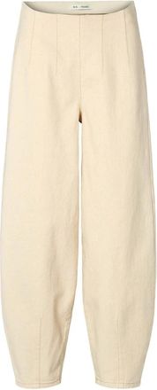 Rue de Femme RUE de Femme, Femme, Pantalons, Beige, Taille: 36 FR New Meja Pantalons