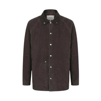 STUDIO NICHOLSON Homme, Vestes, Gris, Taille: 2XS Veste Dash en daim