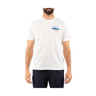 Saint Barth T-Shirt - - Tops - Herren - Wei&szlig; - XL