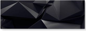 Paul Sinus Art Abstrakter graphitfarbener Hintergrund - Panoramabild auf Leinwand in 150x50cm