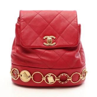 Chanel Pre-owned Vintage Rucksack - - Pre-owned - Damen - Rot - ONE SIZE