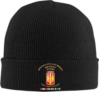 Generic Bonnet 18E Brigade De Campagne - V&eacute;t&eacute;ran De LOp&eacute;ration Temp&ecirc;te du D&eacute;sert Extensible Chapeau Classique Bonnet Thermo pour Course &Agrave; Pied Shopping Randon