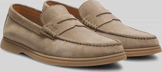 HUGO BOSS Loafer aus Rindvelours