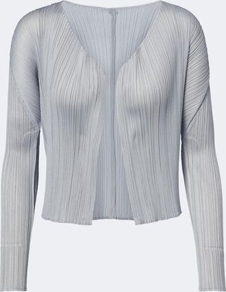 Pleats Please Issey Miyake Cardigan Basics