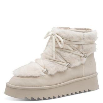 Tamaris Femme Damen WL Boot 1-26475-45 Botte de Neige, Ecru, 37 EU