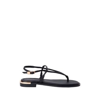 Tommy Hilfiger Sandales plates Ilary en cuir