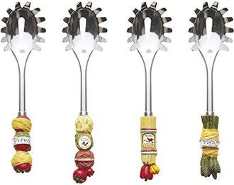 Excelsa Lollypop Spaghettiheber, Edelstahl, Mehrfarbig, 27 x 7 x 5 cm